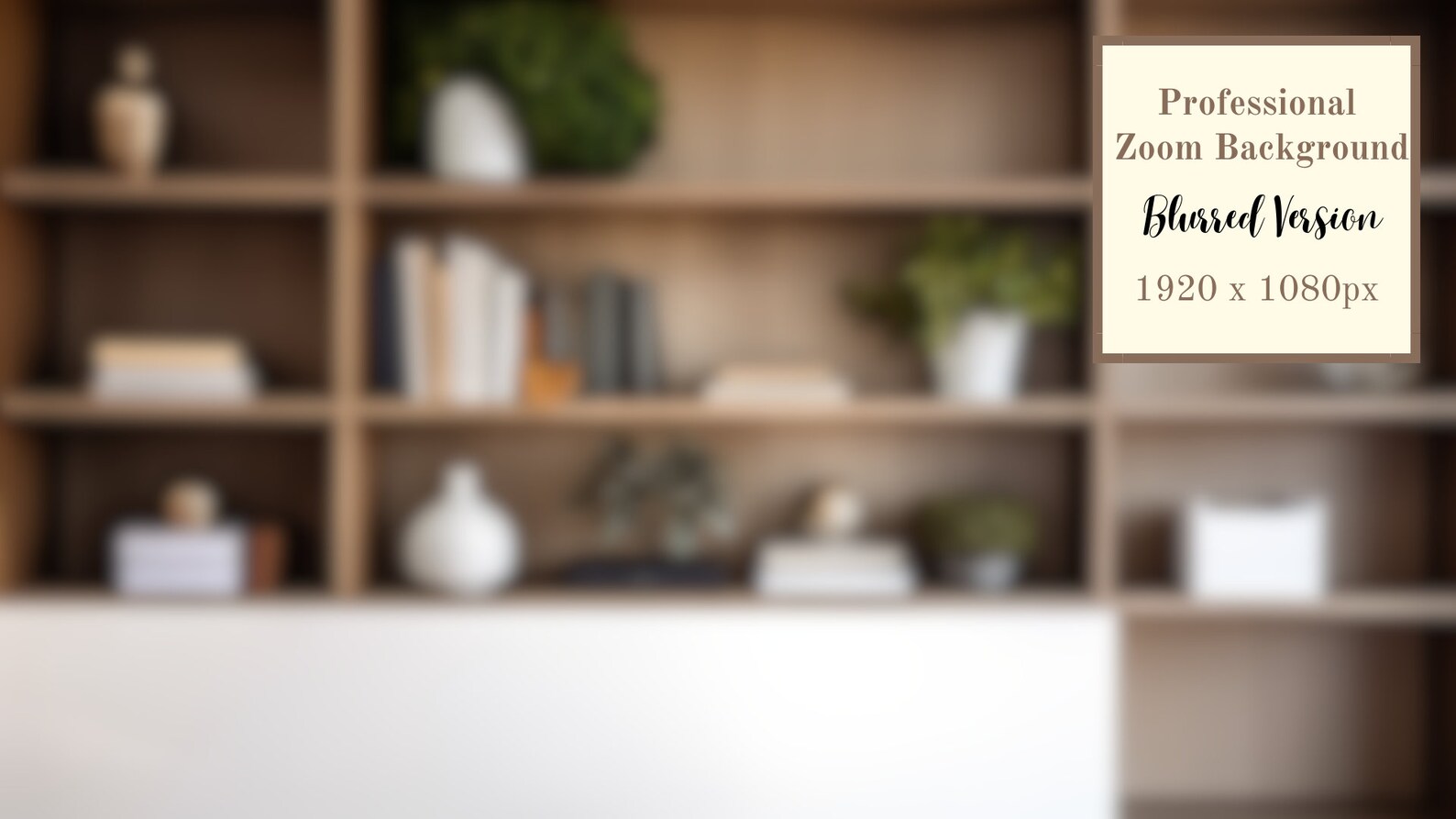 Minimalist Home Shelving Zoom Background | Virtual Background for Zoom ...