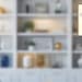 Blue Modern Home Office Bookcase Zoom Background | Professional Virtual ...