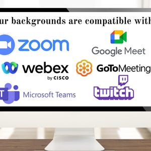 Minimalist Dark Shelving Zoom Background | Professional Virtual ...