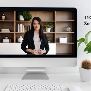 Minimalist Home Shelving Zoom Background | Virtual Background for Zoom ...