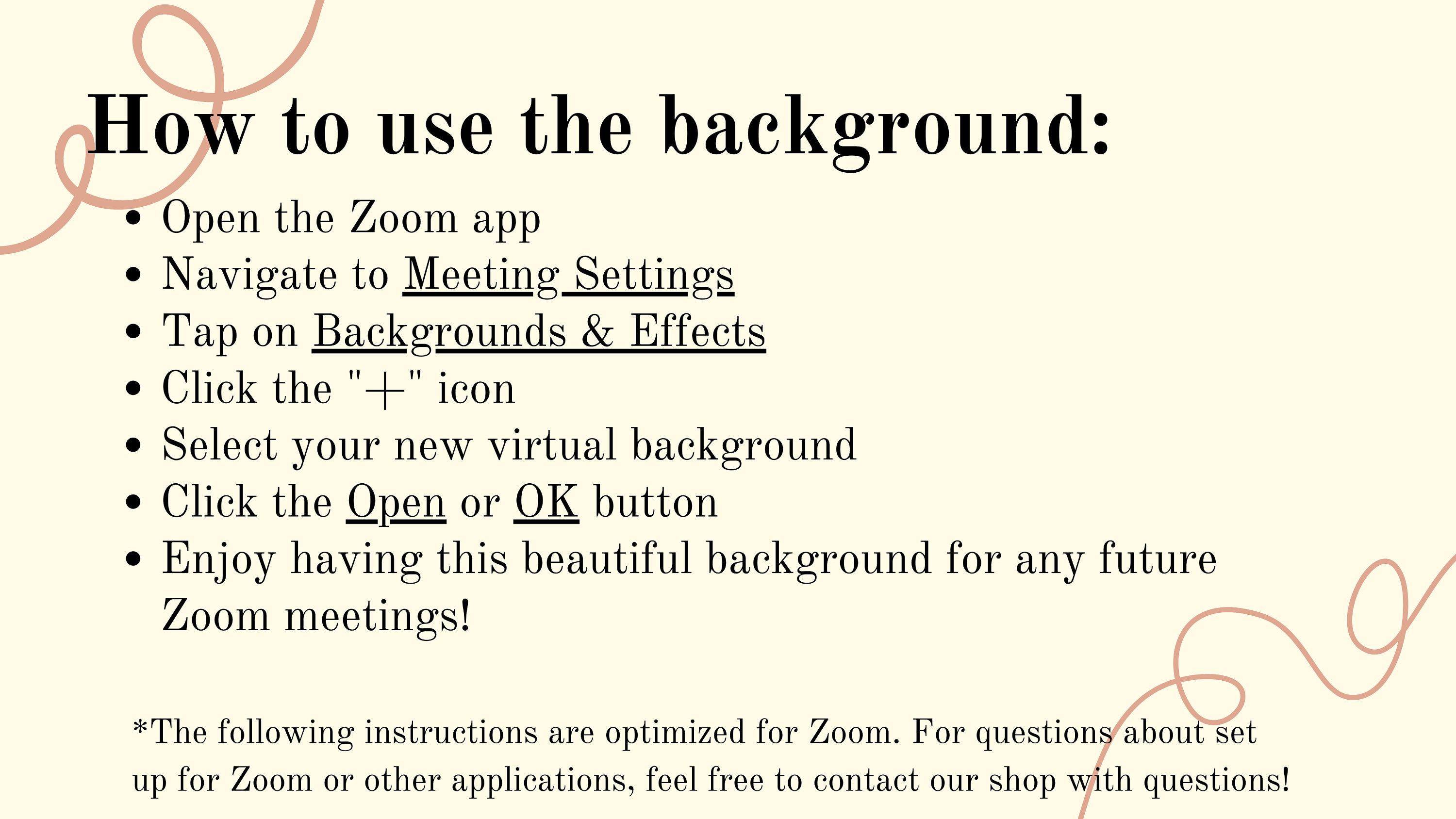 Minimalist Gold Shelves Zoom Background | Professional Virtual ...