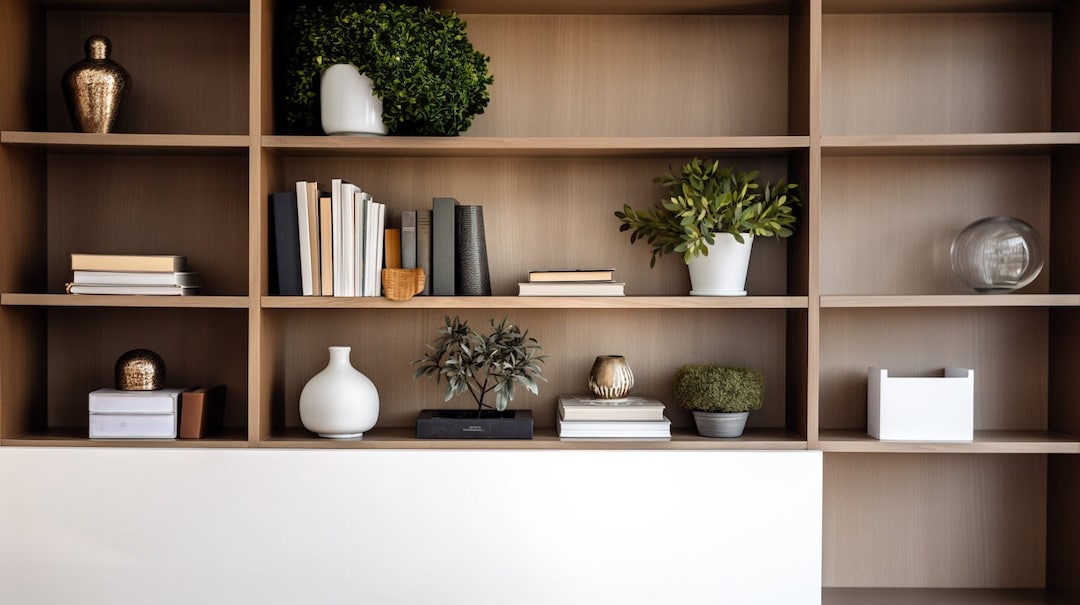 Minimalist Home Shelving Zoom Background | Virtual Background for Zoom ...