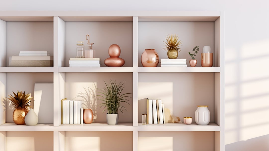 Pink Minimalist Bookcase Zoom Background | Virtual Background for Zoom ...