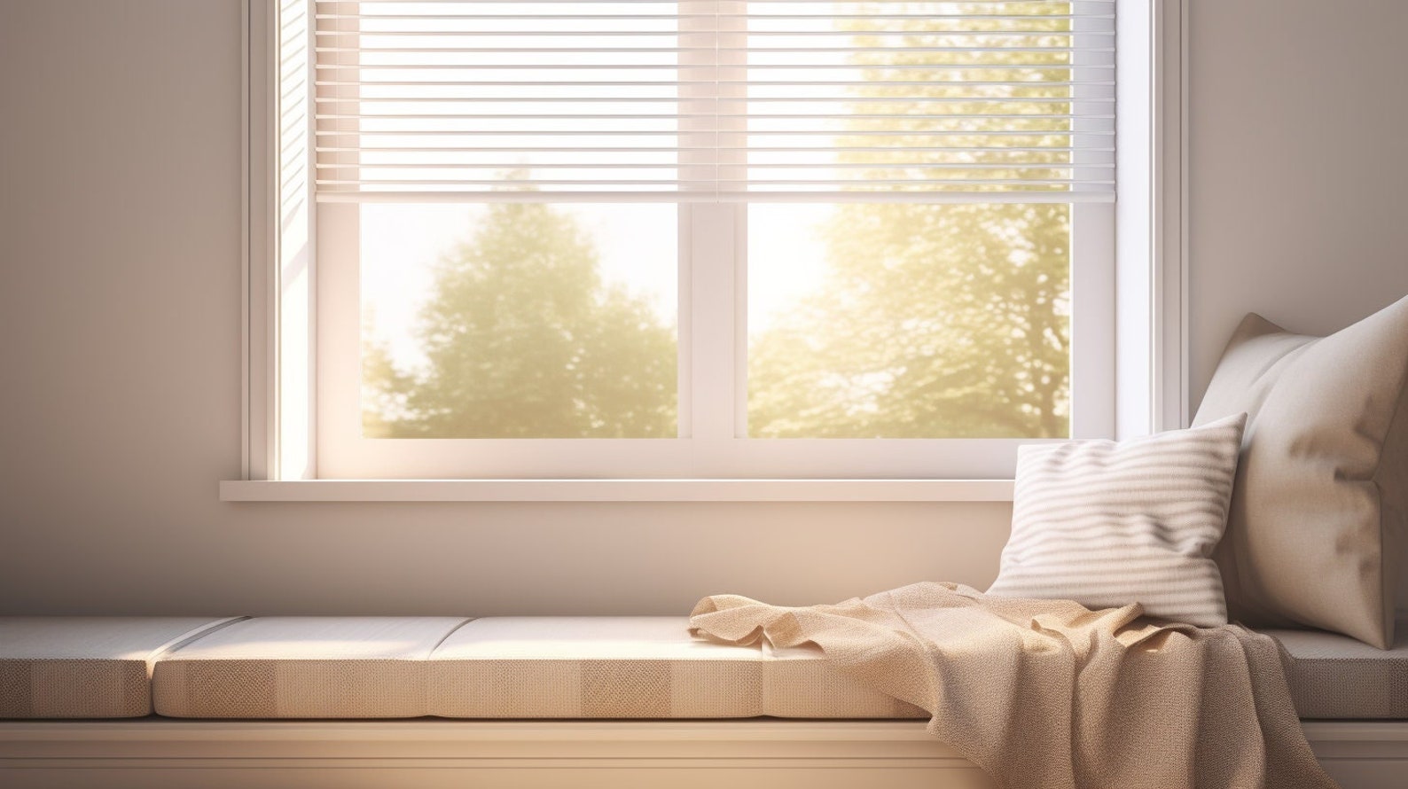 Cozy Window Seat Zoom Background | Professional Virtual Background for ...