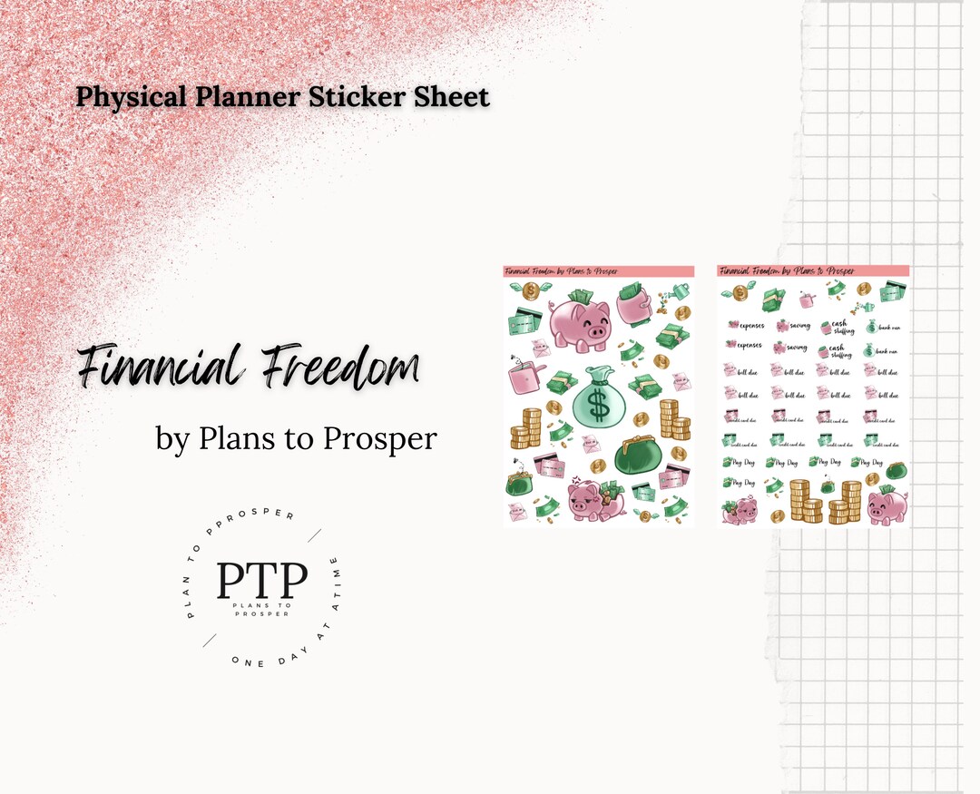 Financial Freedom Sticker Set - Etsy