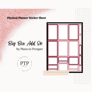 Big Sized Happy Planner Boxes - Etsy