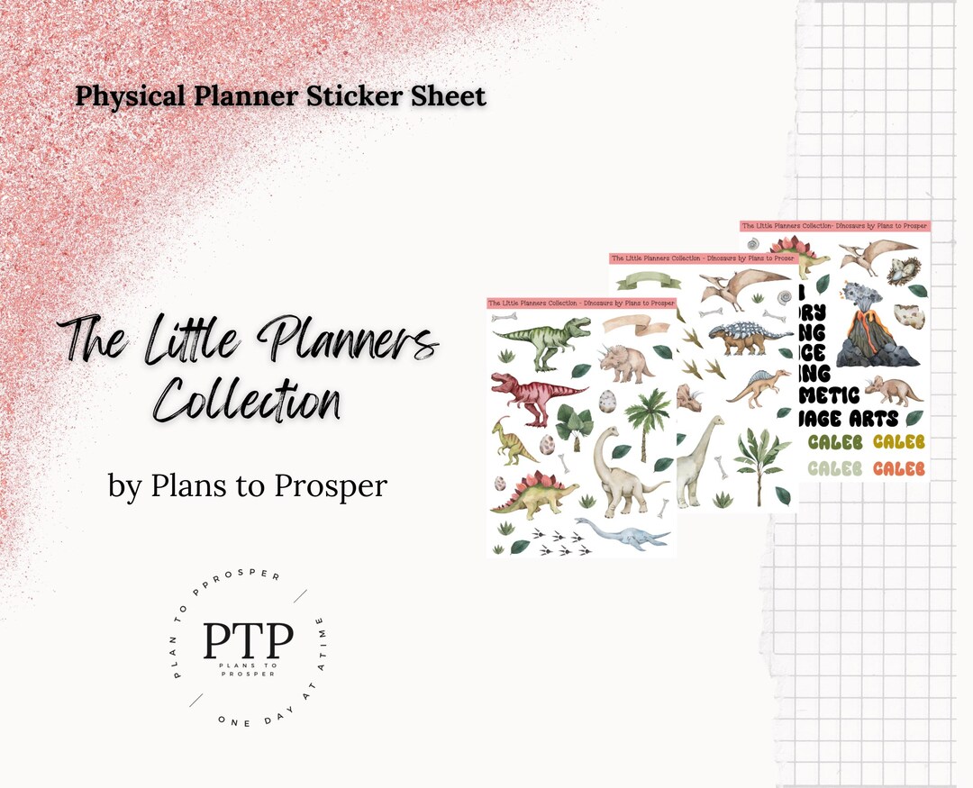 The Little Planners Collection -dinosaurs - Etsy