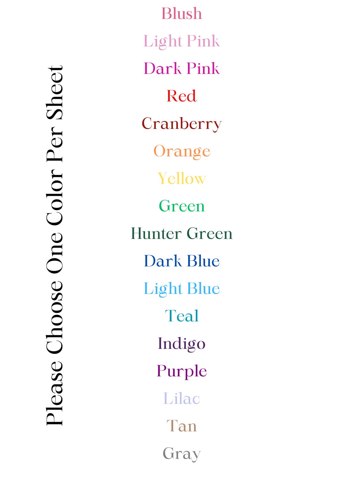 Custom Name Order! Pick Your Color - Etsy