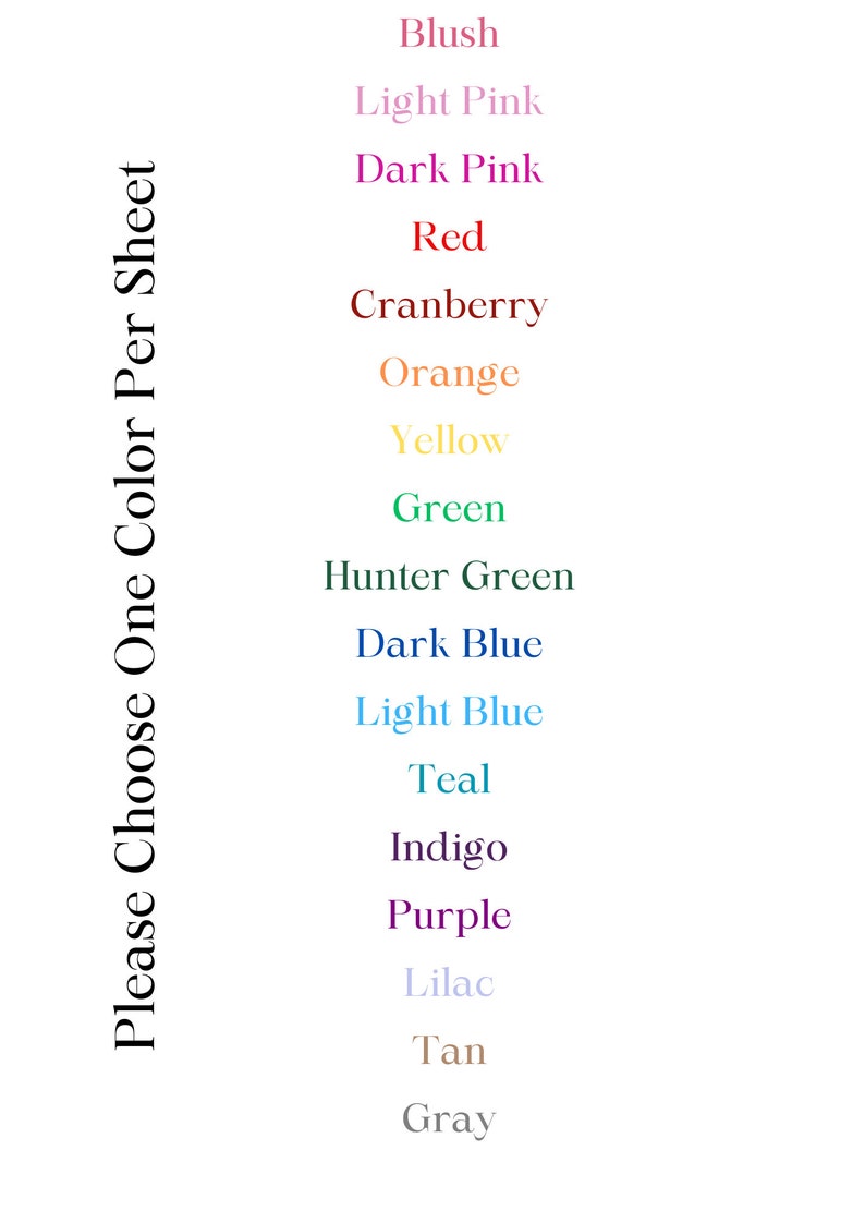 Custom Name Order! Pick Your Color - Etsy
