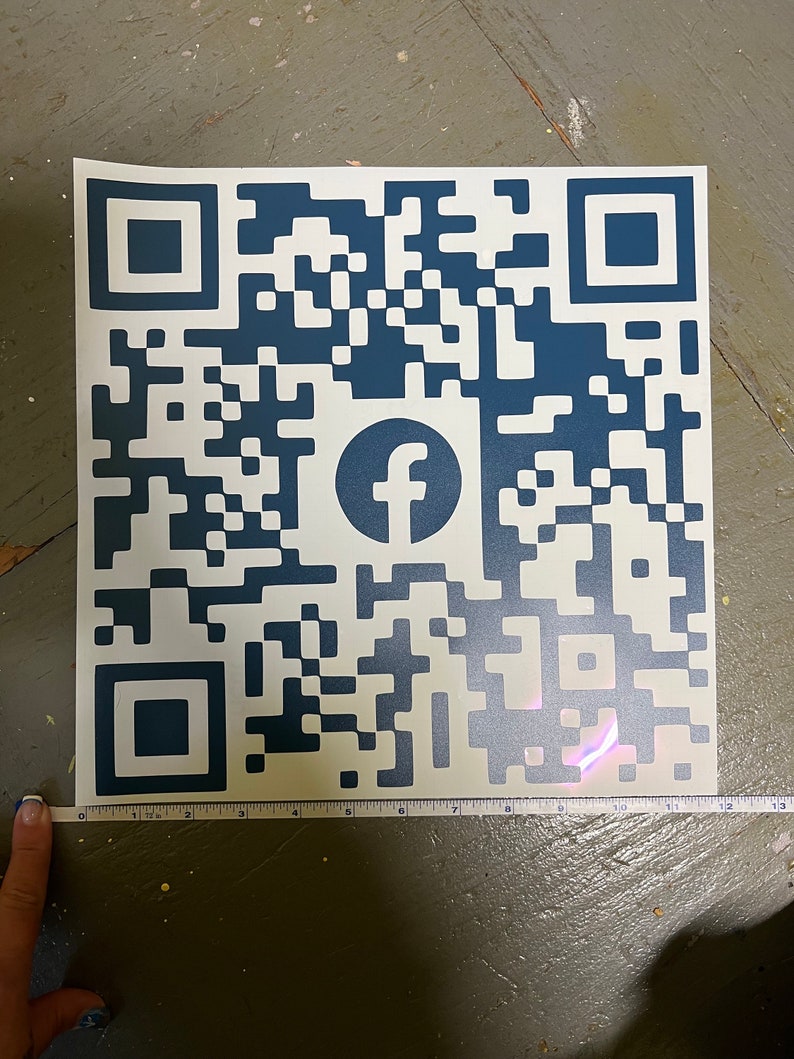 Moo Moo Subaru Facebook QR Code Decal - Etsy
