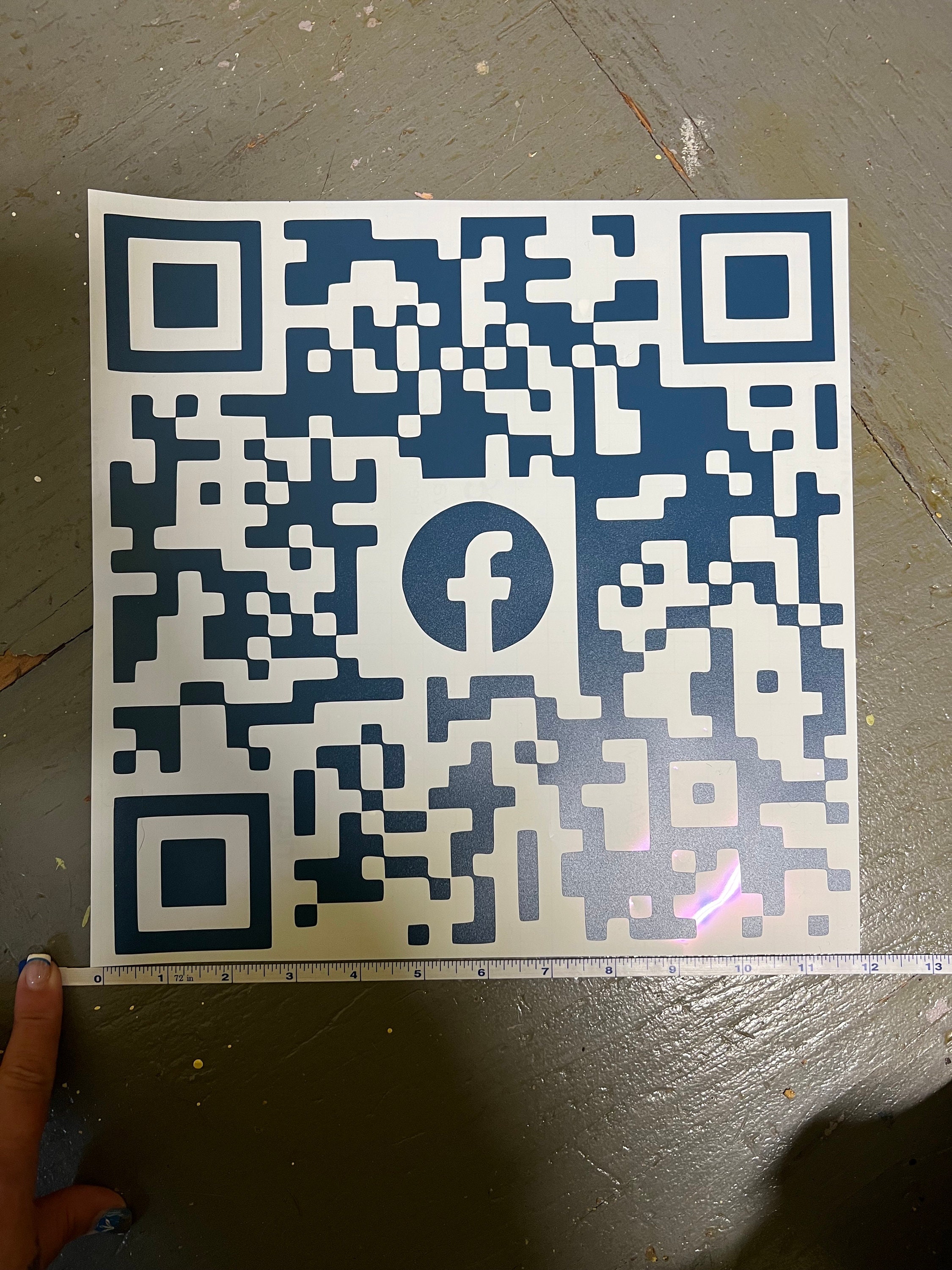 Moo Moo Subaru Facebook QR Code Decal - Etsy