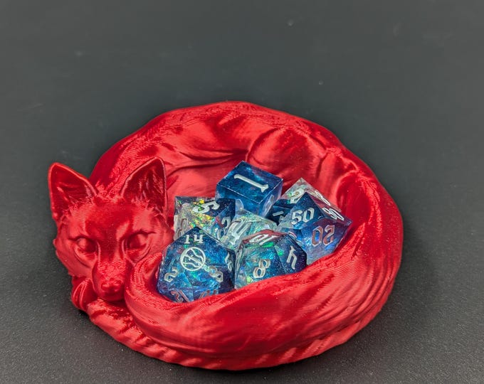 Fox Dice Guardian Tray | Includes Free Single Dice Holder - Etsy
