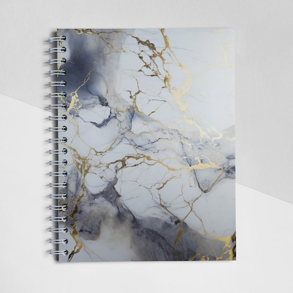 Marble Notebook - Etsy