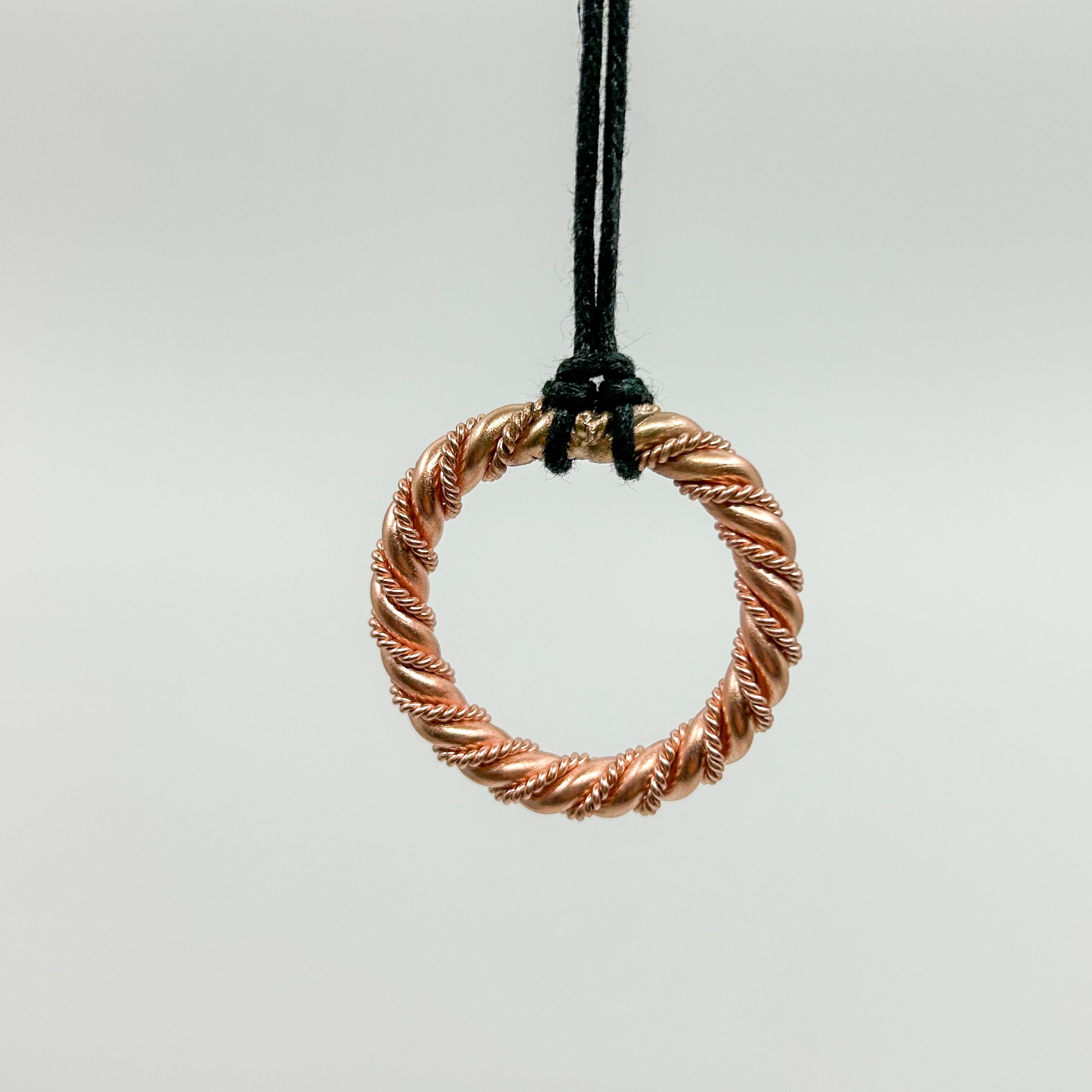 528 Mhz “cosmic Dragon Scale” Tensor Ring Pendant-cosmic Connector ...