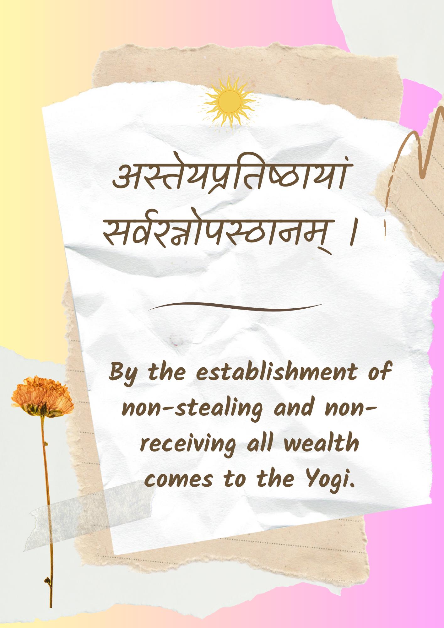 Sanskrit Shloka, Printable Slogan Encourages Honesty, Truth, Non ...