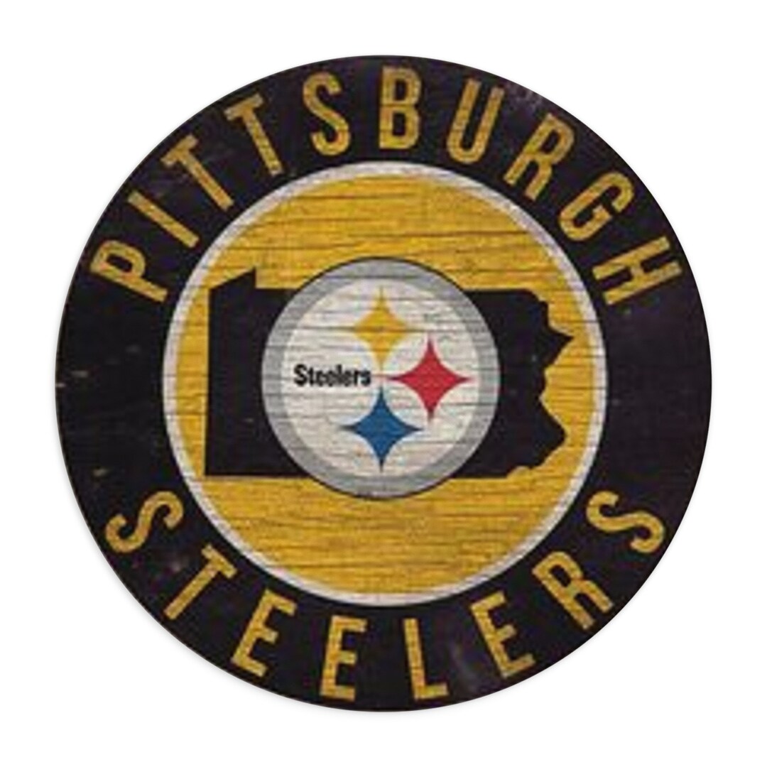 Rustic Pittsburgh Steelers Mouse Pad - Etsy