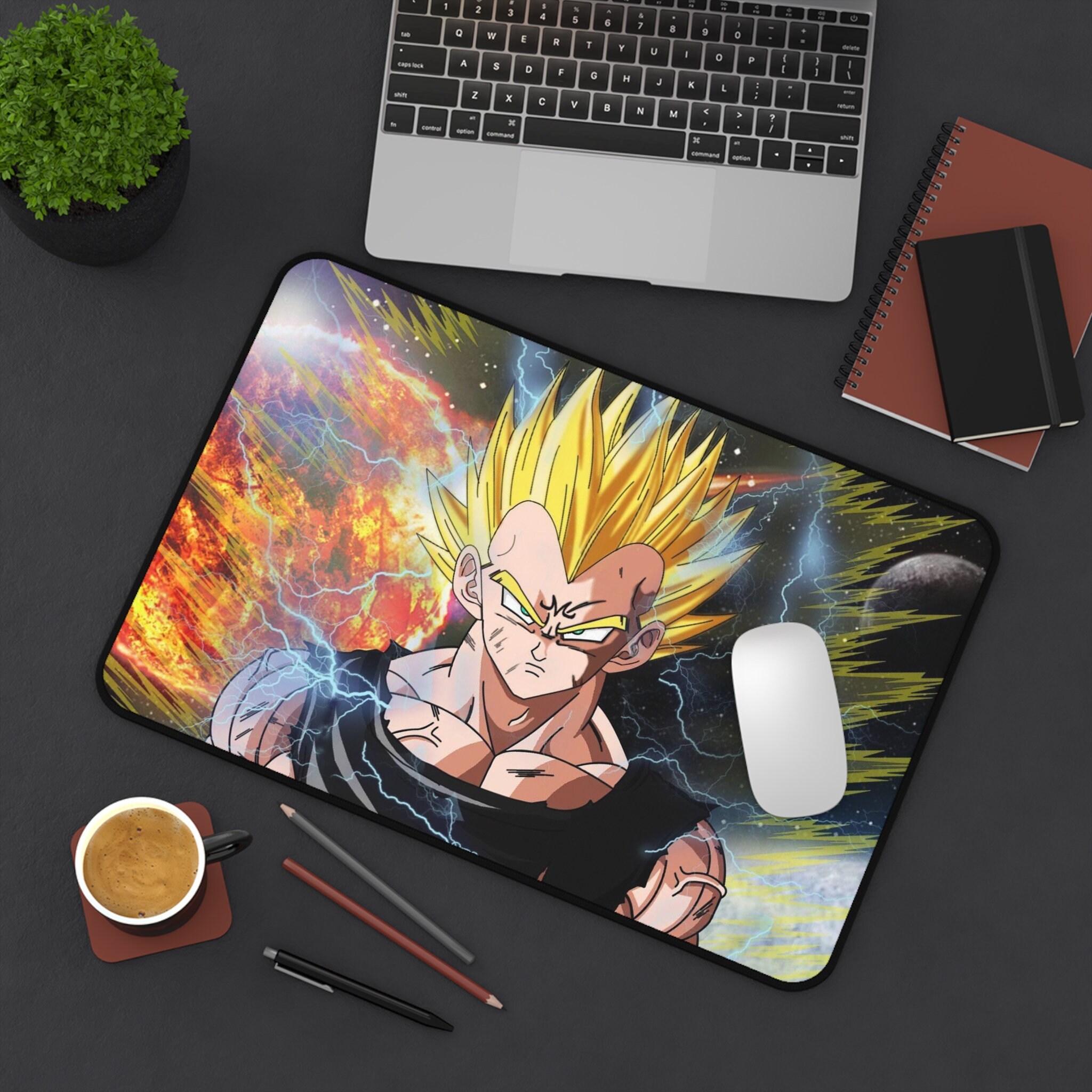 Dragonball Z Majin Vegeta Desk Mat - Etsy
