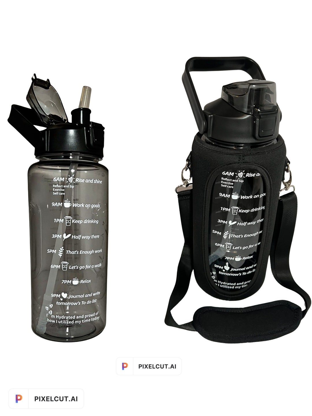 To Do List Motivational Water Bottle With Sleeve - Etsy