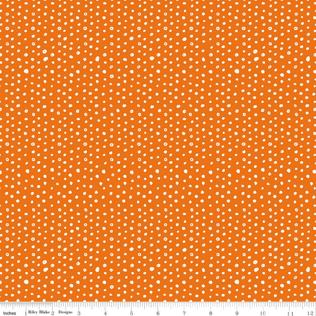Bad to Bone Orange Dots - Etsy