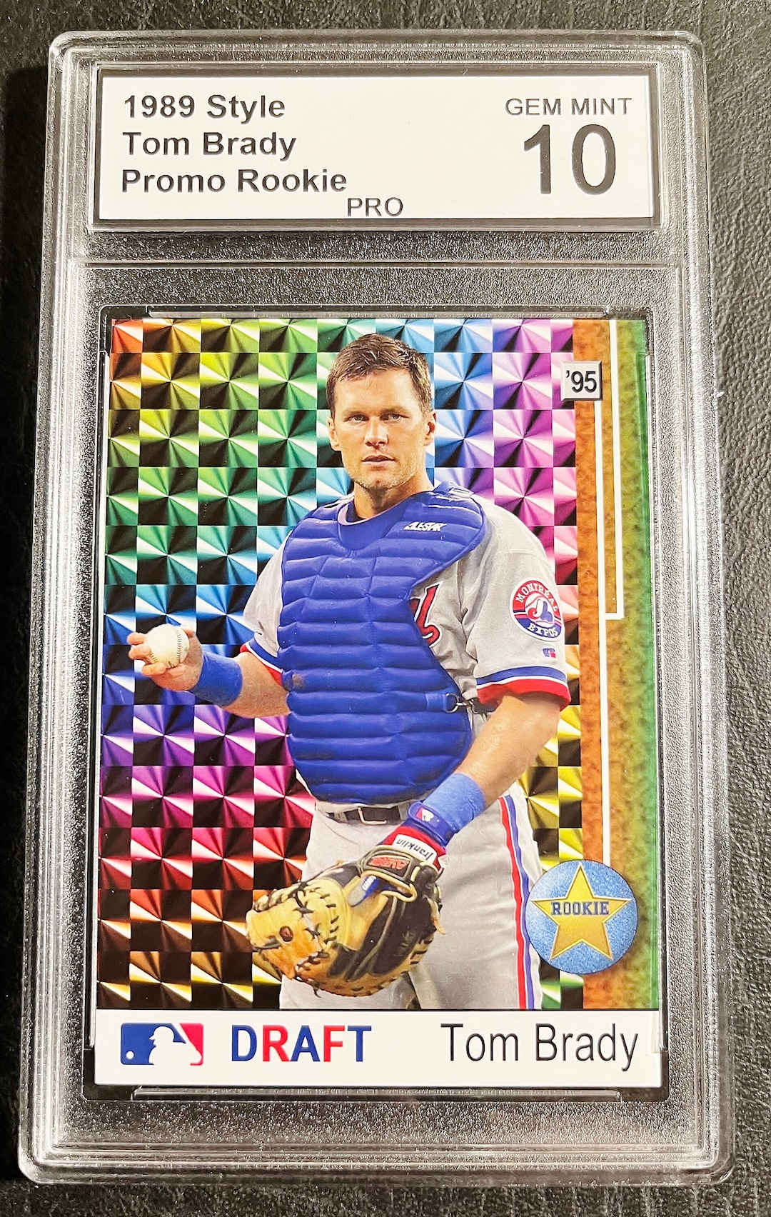 1995 Montreal Expos 12 Tom Brady MLB Rookie Promo Custom Card - Etsy