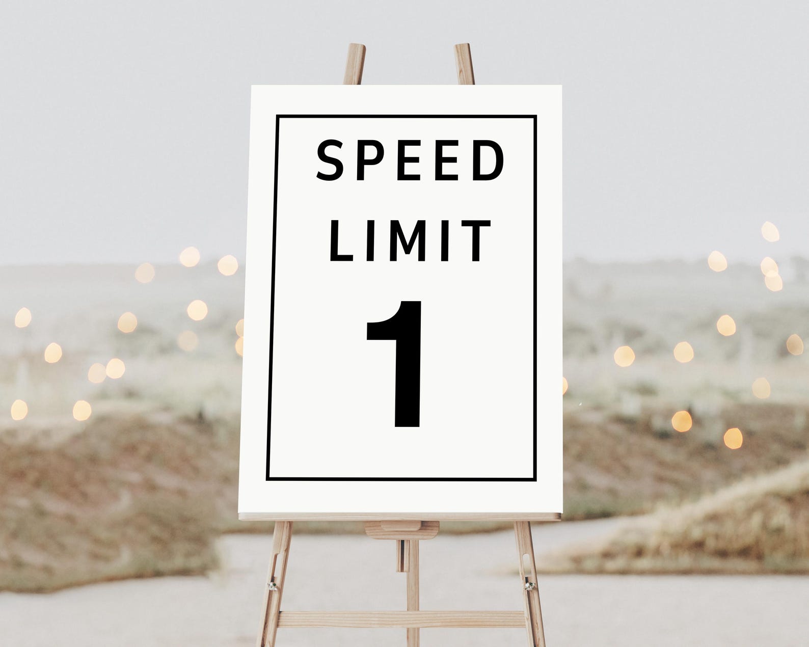 Speed Limit 1 Sign Template, Fast ONE Race Car Birthday Party Sign, 1 ...