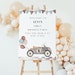 Vintage Race Car Birthday Welcome Sign, Fast One, First Birthday ...
