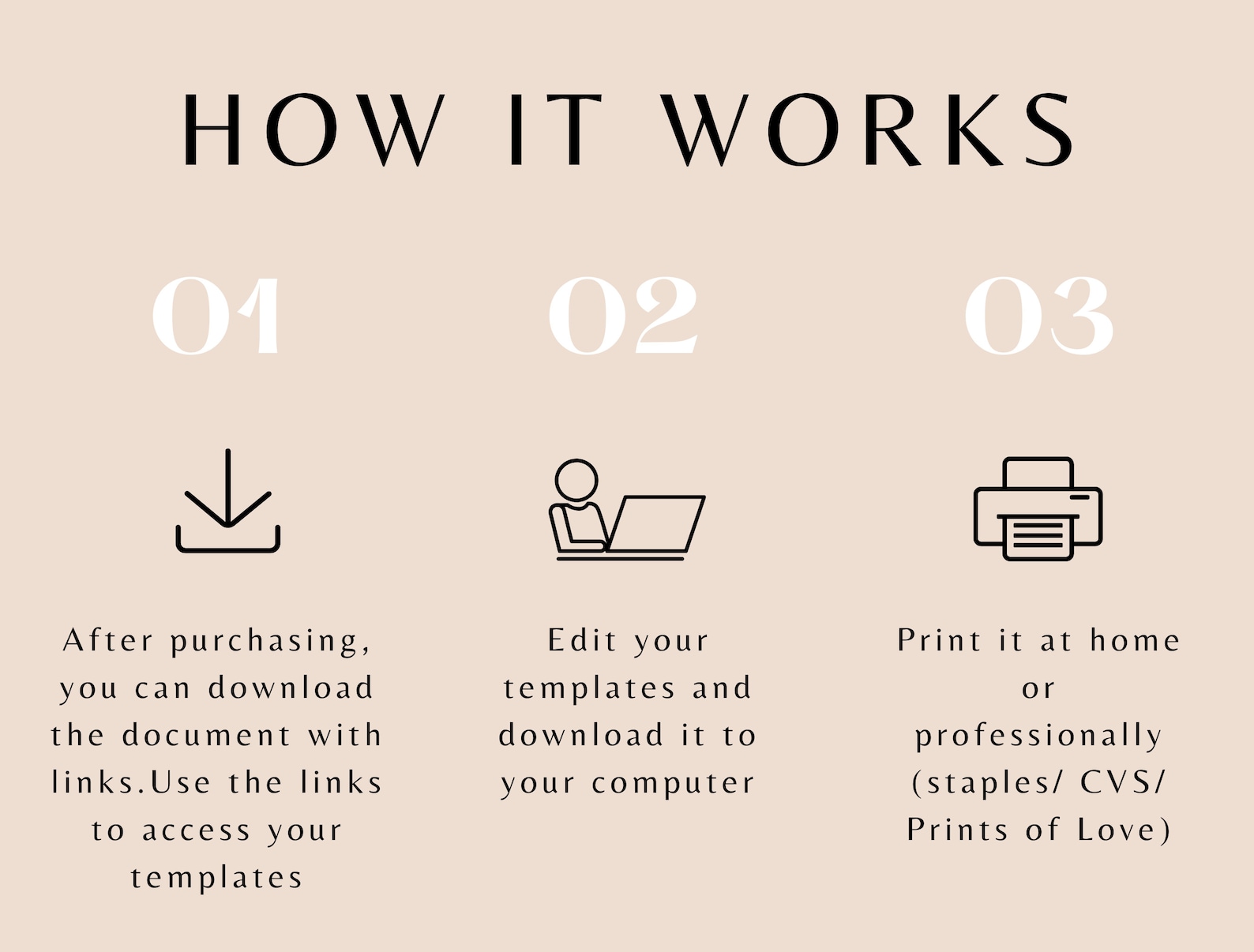 Modern Wedding Invitation Template Suite, Vintage Classic Fun ...