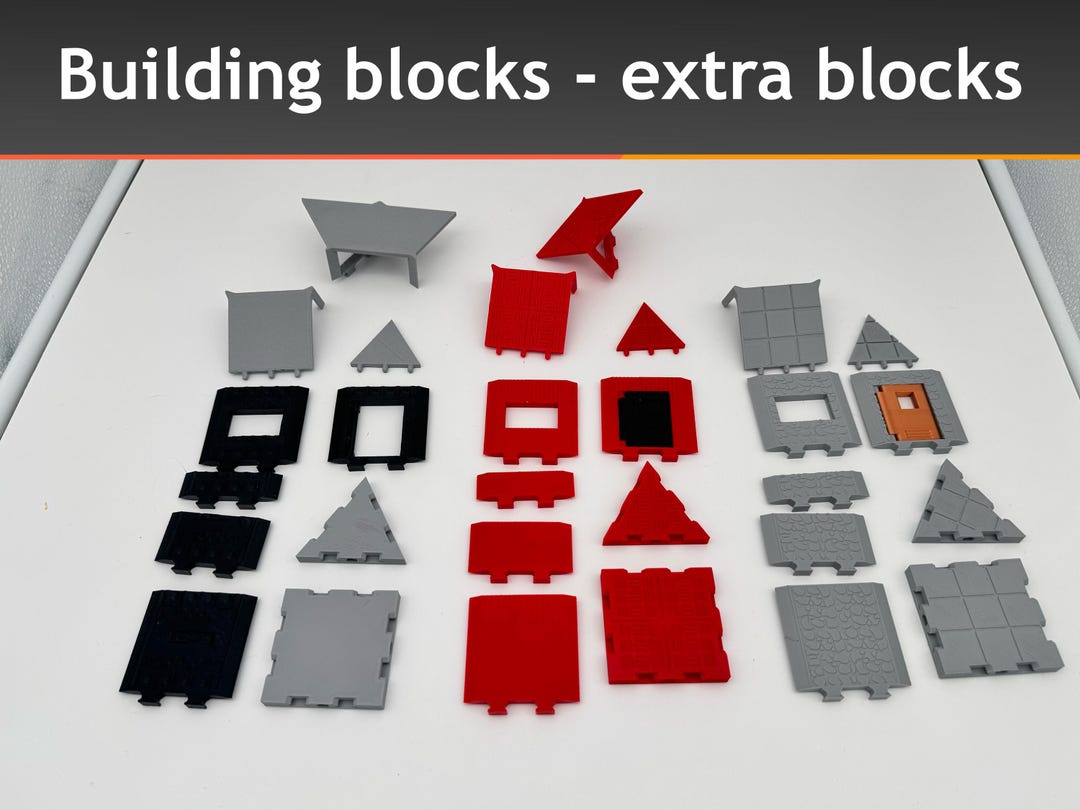 Building Blocks- Extra Blocks Inspired From Rust 50+ Blocks - Etsy