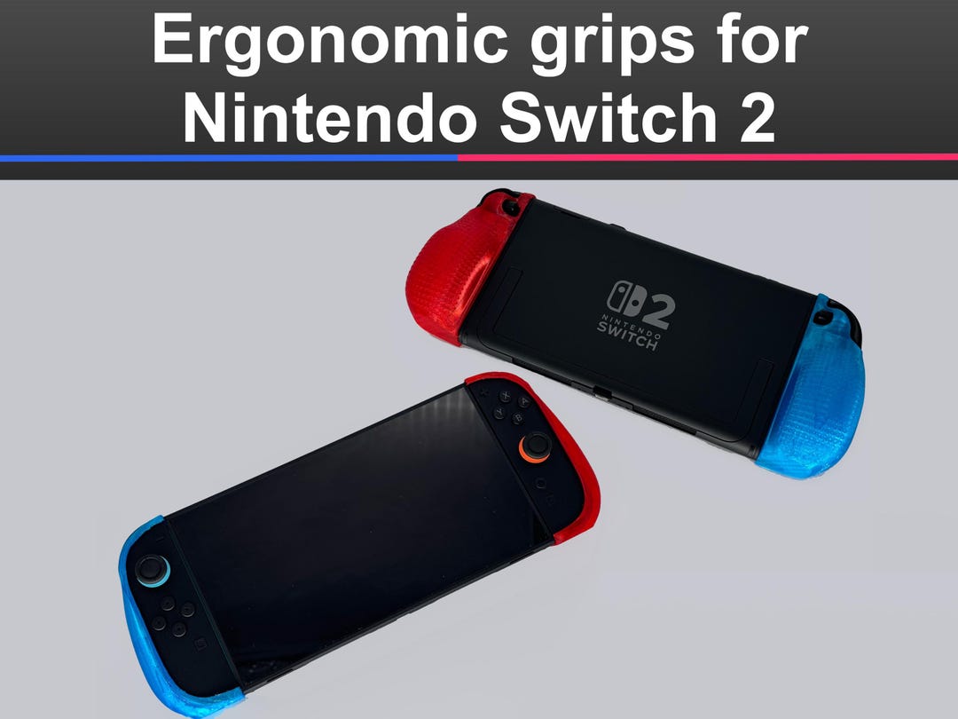 Ergonomic Grip for Nintendo Switch 2 Handheld Console, Different Sizes ...