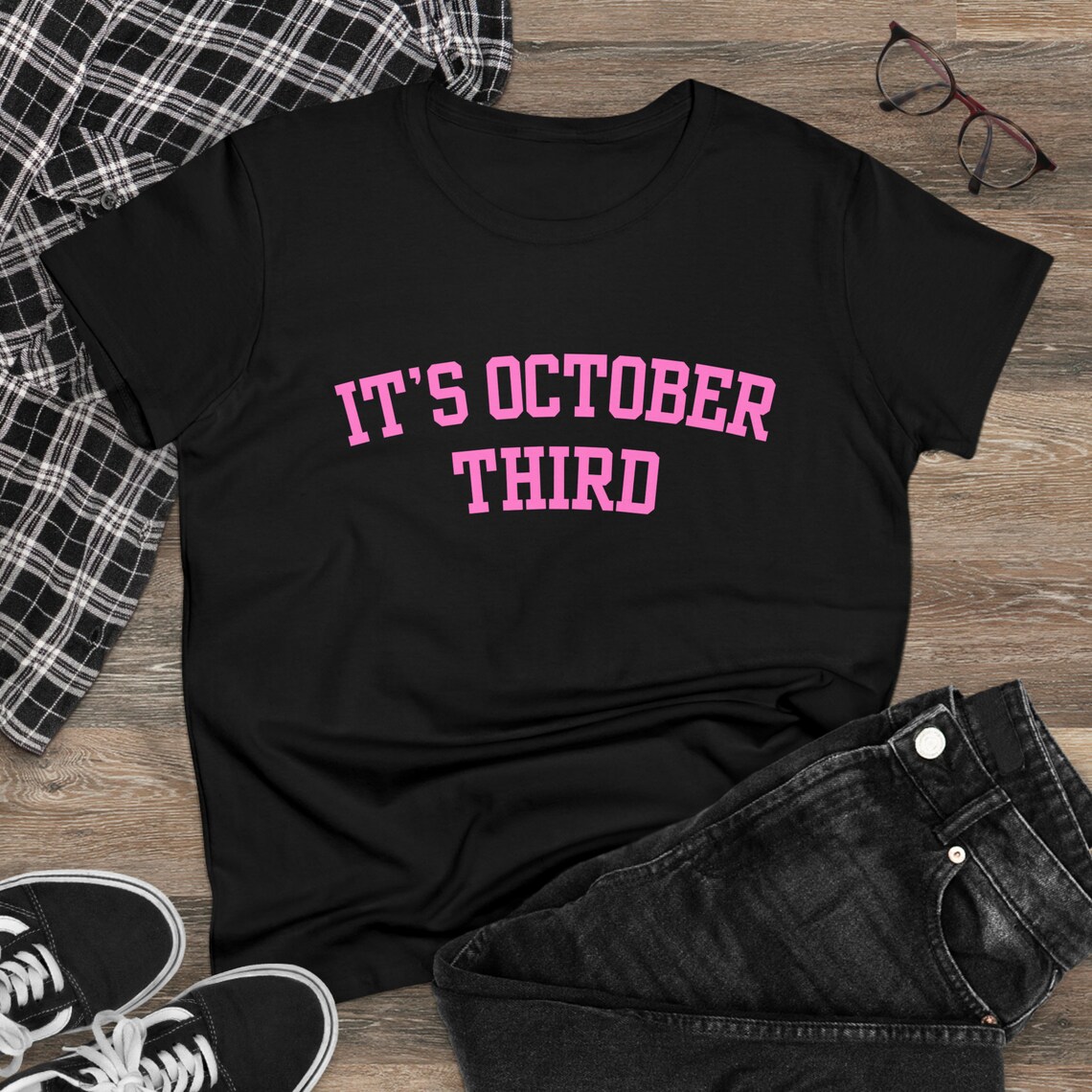 It's October 3rd Y2K Tee Shirt, Movie Quote Shirt, Halloween Shirt, Its ...