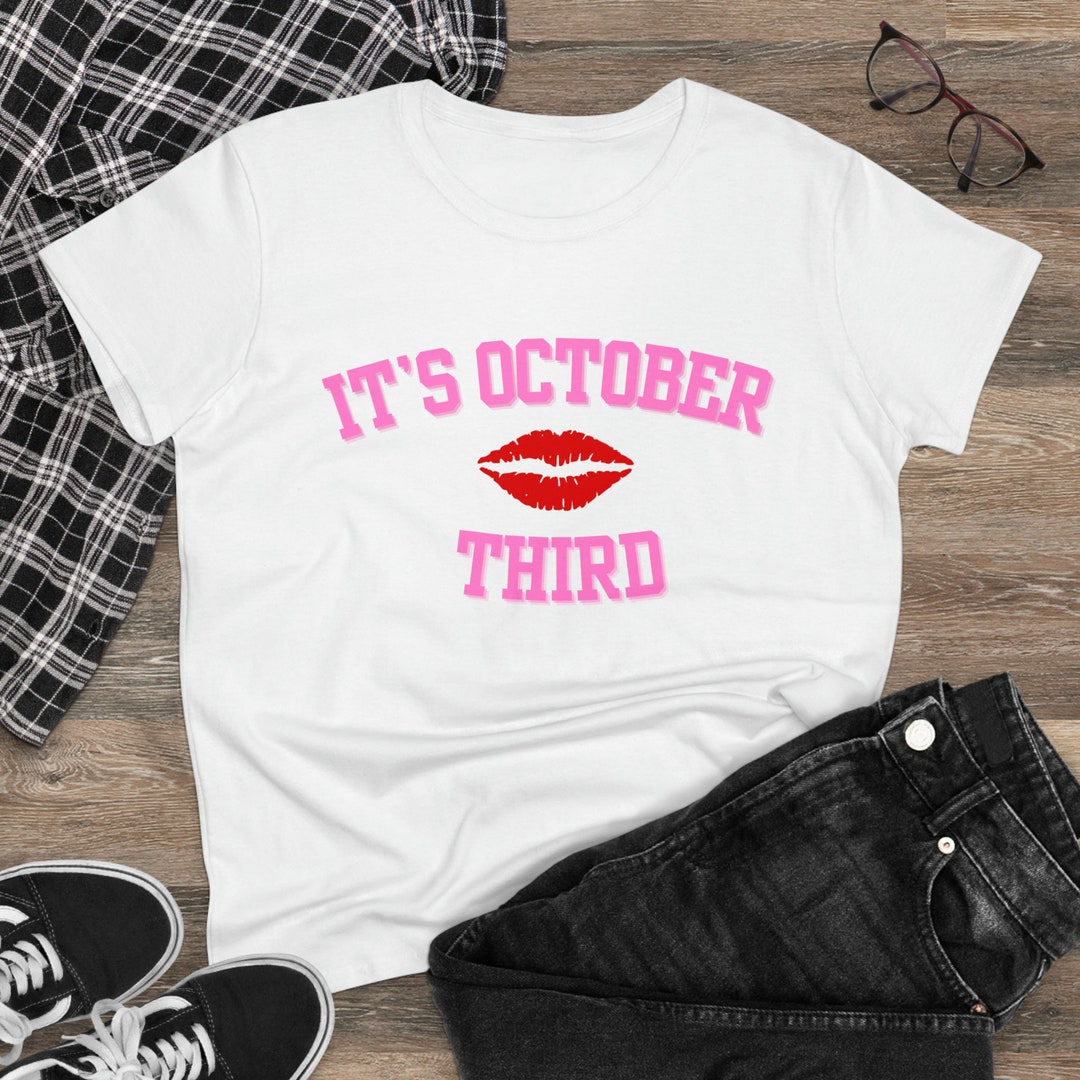 It's October 3rd Y2K Tee Shirt, Movie Quote Shirt, Halloween Shirt, Its ...