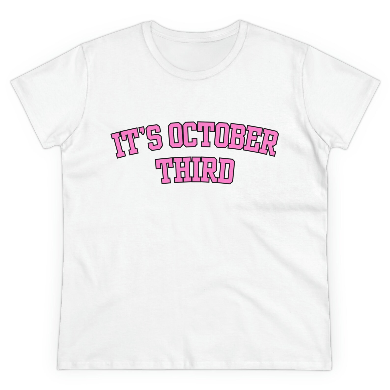 It's October 3rd Y2K Tee Shirt, Movie Quote Shirt, Halloween Shirt, Its ...
