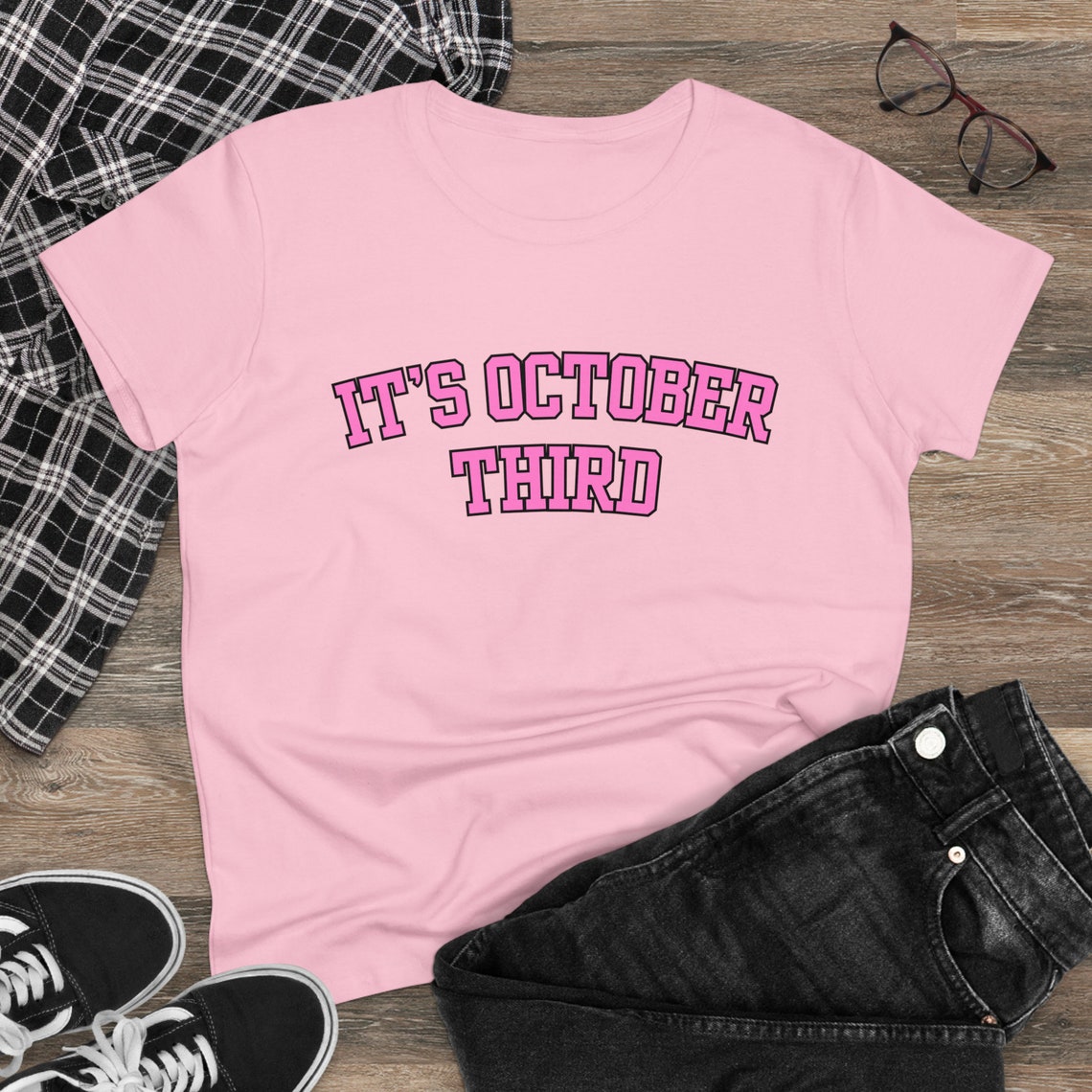 It's October 3rd Y2K Tee Shirt, Movie Quote Shirt, Halloween Shirt, Its ...