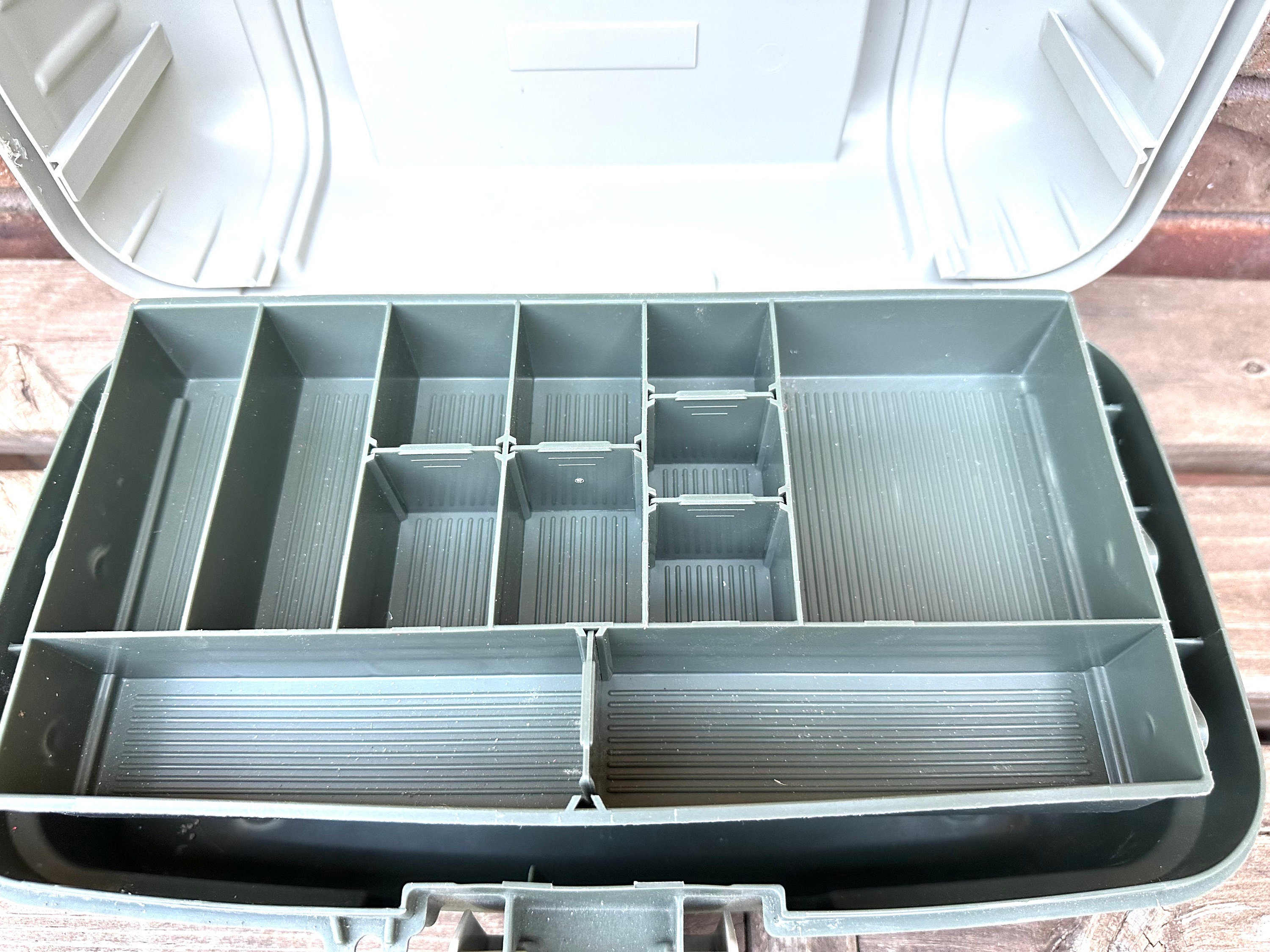 Plano Two-tier Fold Out Tray Fishing Tackle Box - Etsy
