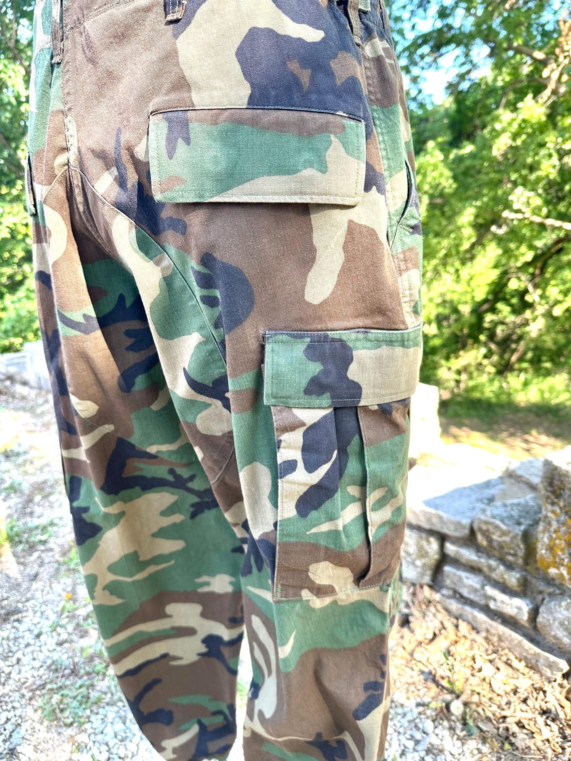 Vintage Military Army Camo Fatigues Pants, Size 38/32 - Etsy