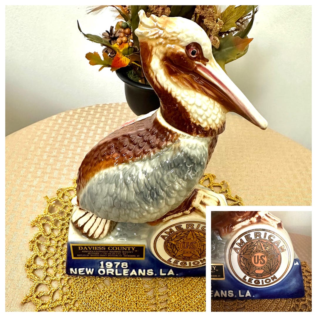 Vintage Collectible American Legion Pelican Decanter 1978 Convention ...