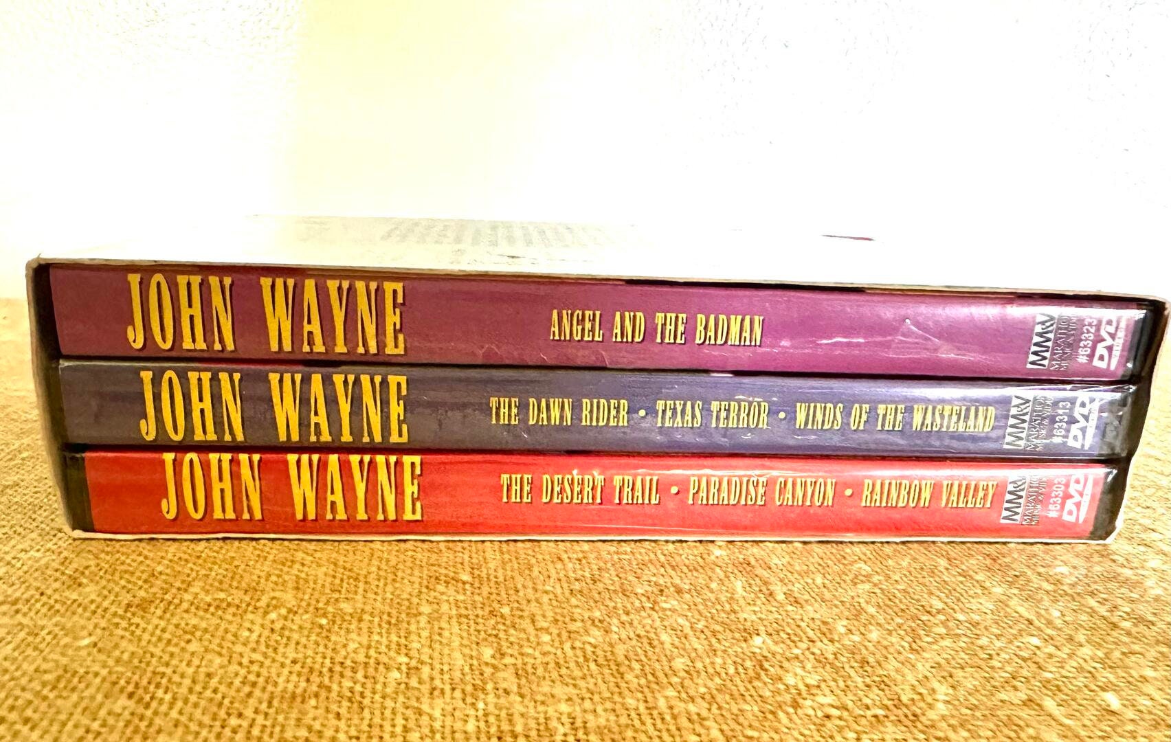 Vintage John Wayne 3 Pack DVD Box Set, 7 Feature Films - Etsy