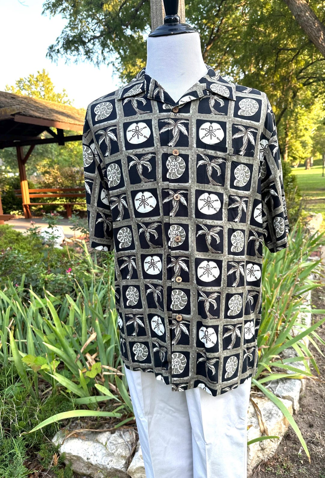 Vintage Men's Caribbean Shirt, Size L - Etsy