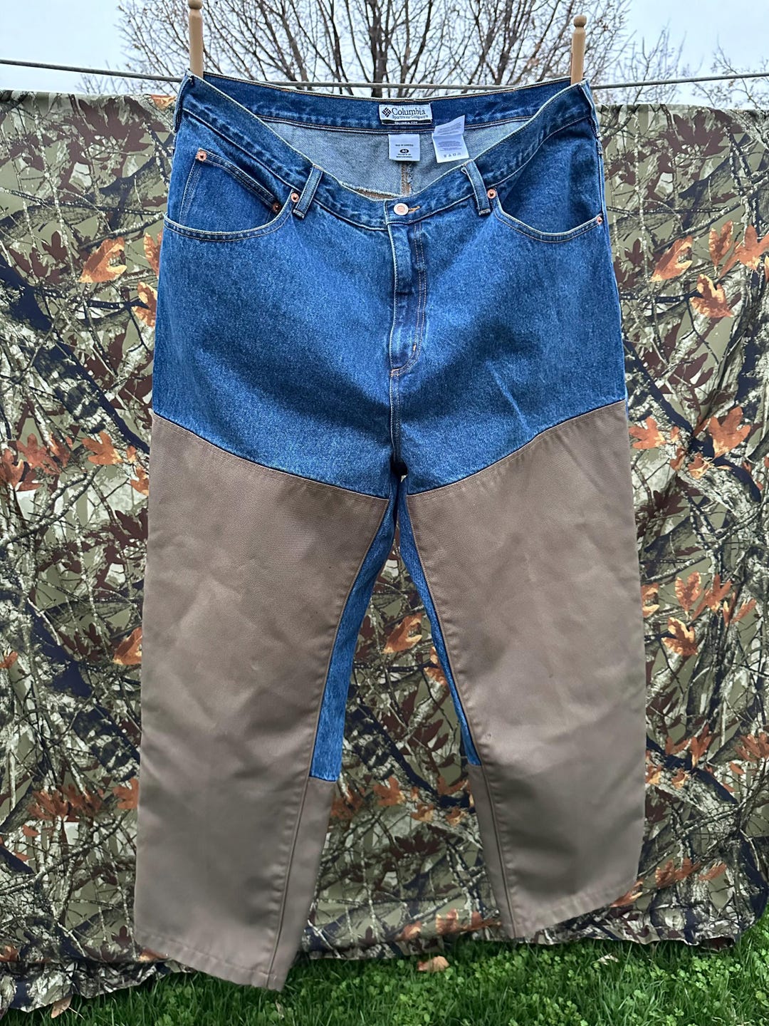Columbia Rugged Brush Guard Hunting Denim Jeans, Size 40/30 - Etsy