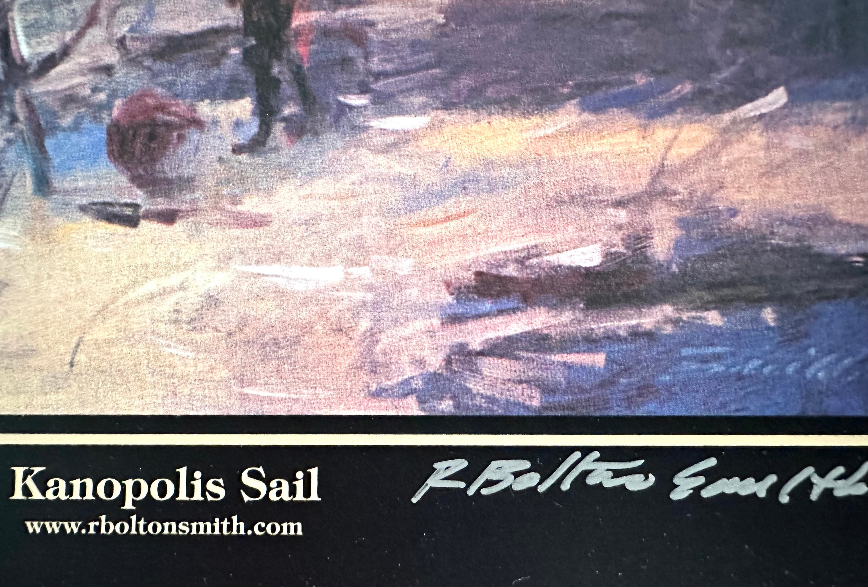 Kanopolis Sail Print Signed by R. Bolton Smith, 10 X 8 - Etsy