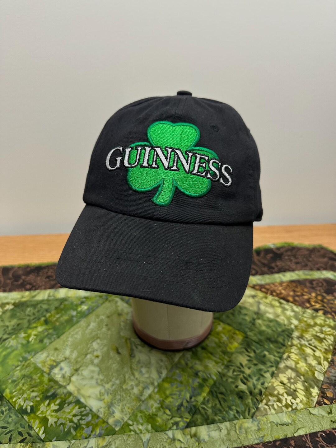 Vintage Black Guinness Cap From Dublin, Ireland - Etsy