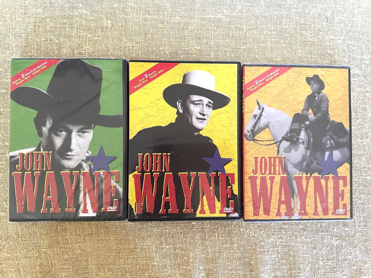 Vintage John Wayne 3 Pack DVD Box Set, 7 Feature Films - Etsy