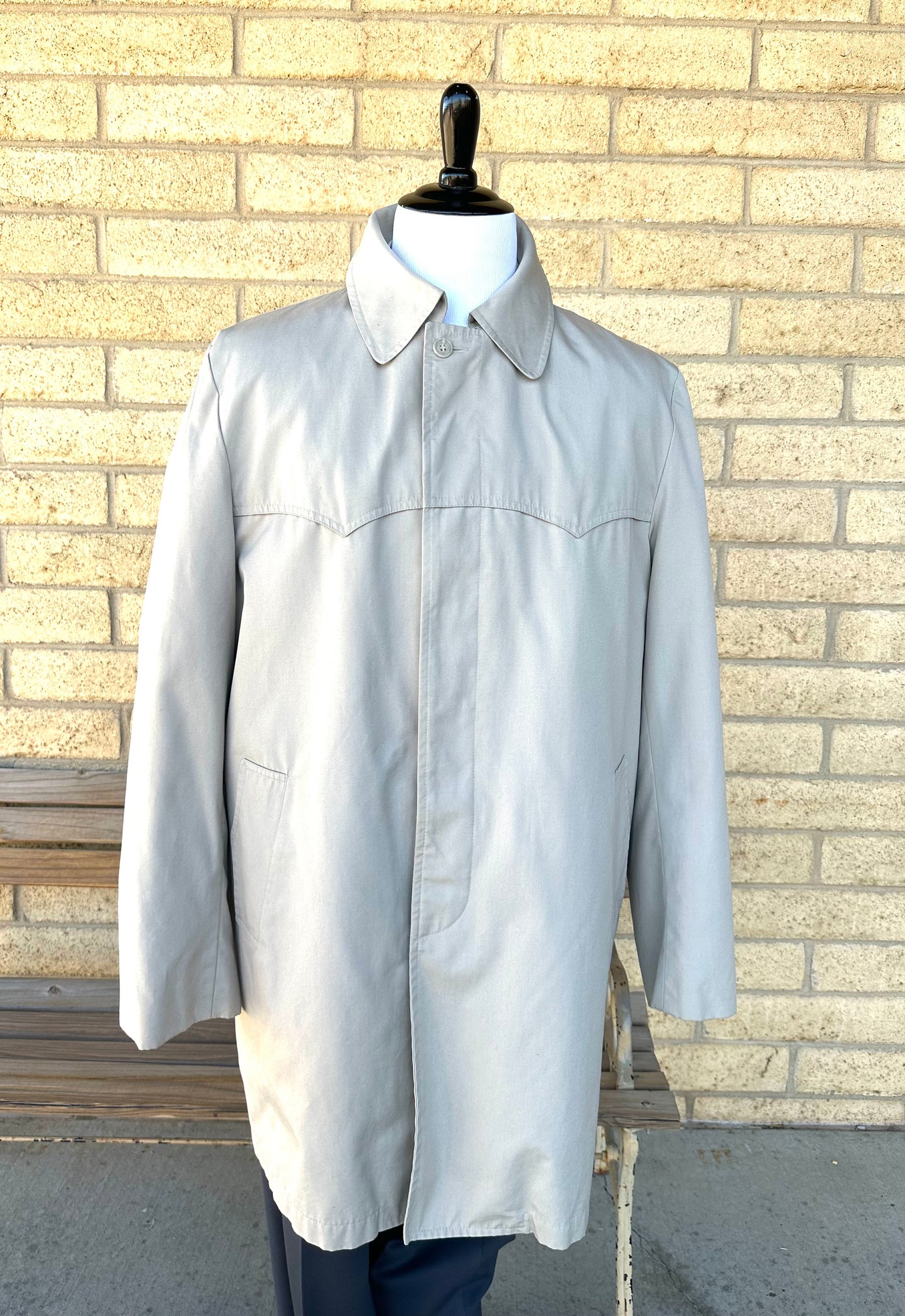Vintage London Towne Overcoat With Plush Lining, Size 46 Long - Etsy