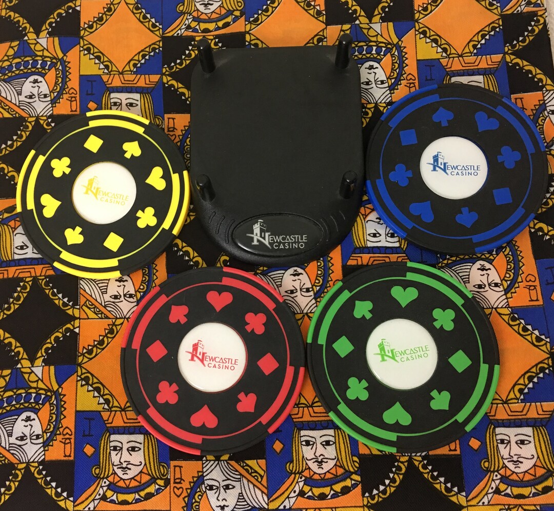 Souvenir Newcastle OK Casino Coasters, Set of Four - Etsy