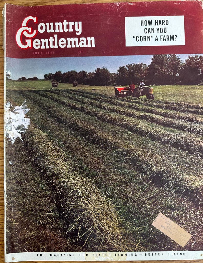 Vintage Country Gentleman Magazines, 6 Issues 1951 - Etsy