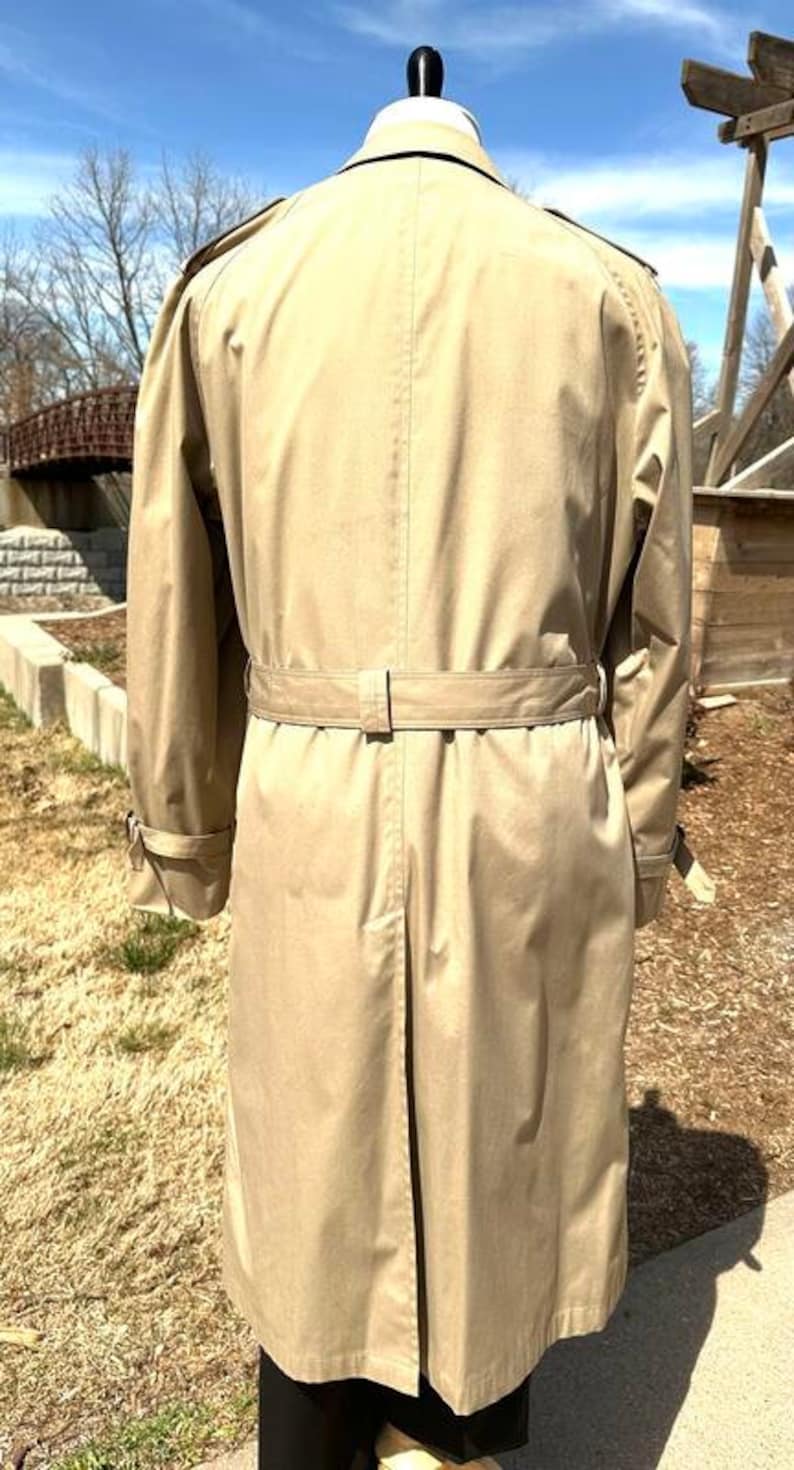 Vintage Men's Tan Overcoat by Hart Schaffner and Marx, Size 44L - Etsy