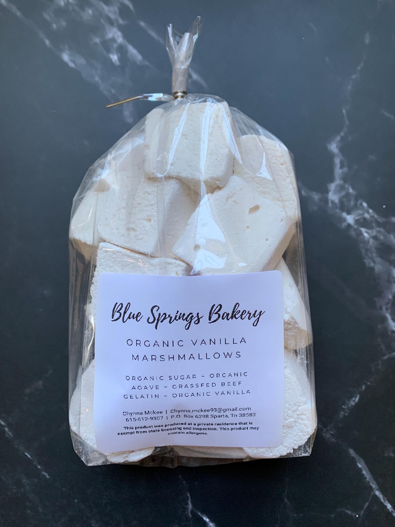 Organic Vanilla Marshmallows, Organic Ingredients, NO Corn Syrup ...