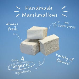 Organic Vanilla Marshmallows, Chocolate Marshmallows, No Corn Syrup ...