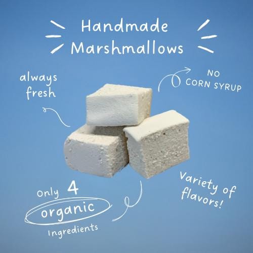 Organic Vanilla Marshmallows, Chocolate Marshmallows, No Corn Syrup ...