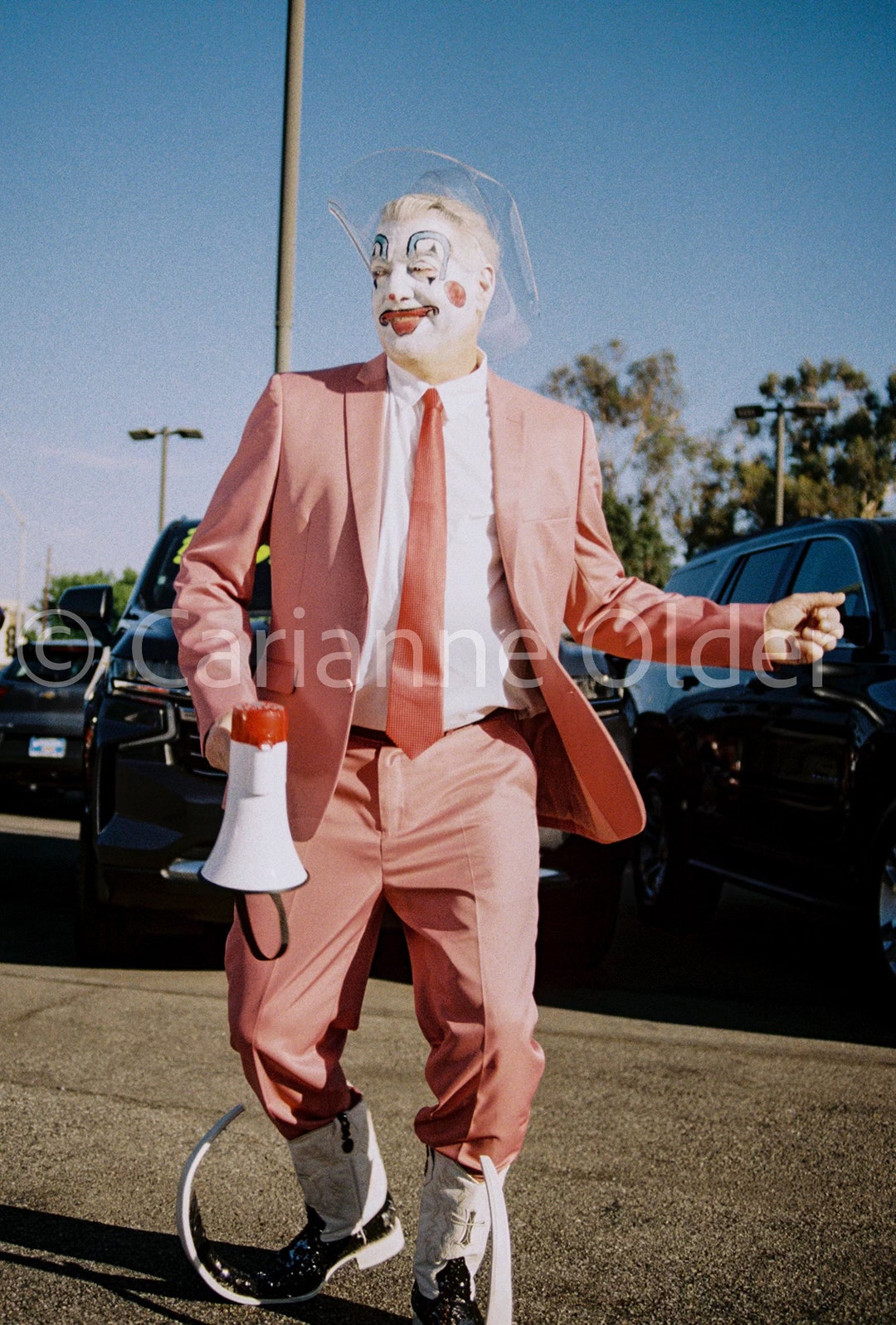 Car Dealership Clown Jimmy Physical Print, Preppy Wall Art, Trendy Wall ...